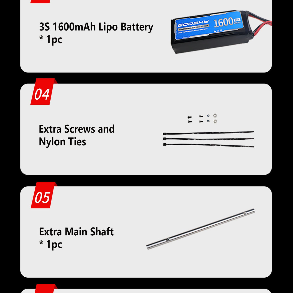Goosky E2 Scale Helicopter RTF – farfast.ca/3DH Hobbies
