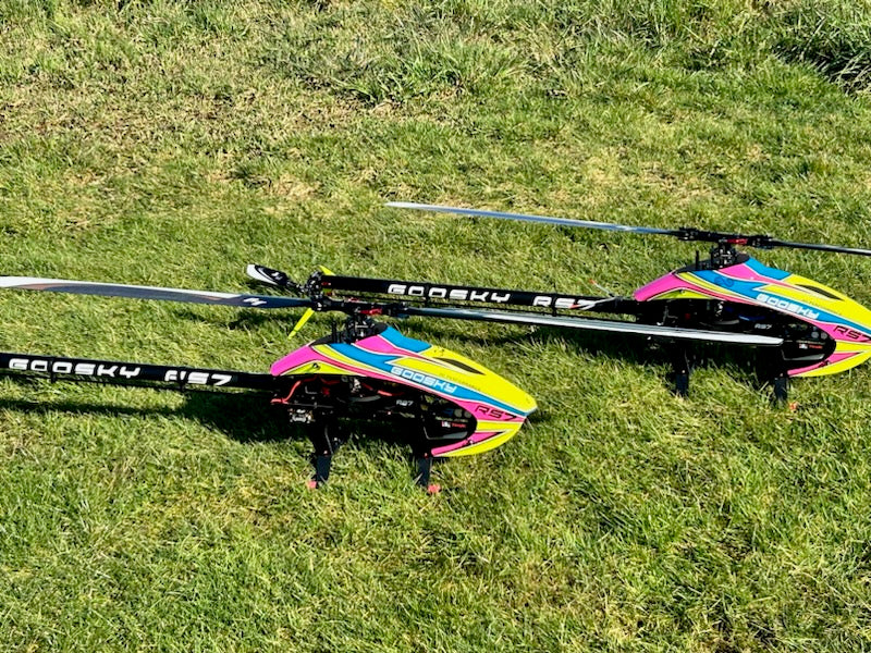 Goosky RS7 700 heli kit. No blades. Yellow – farfast.ca/3DH Hobbies